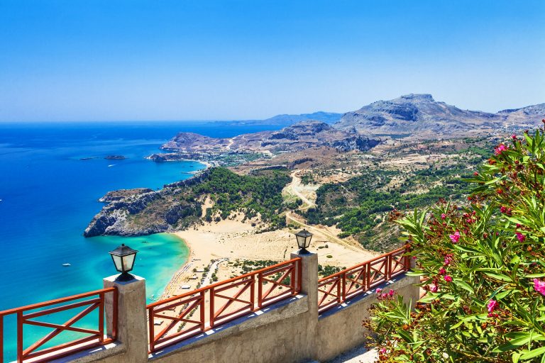 rodos-morze-plaza-widoki-grecja-piekny-krajobraz - I...TAKI blog o podróżach z pasją!